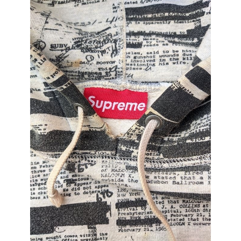 Jual RARE supreme fbi malcolm x vintage pullover fullprint aop vtg ...