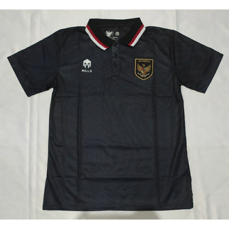 Jual JERSEY TIMNAS INDONESIA 3RD MILLS HITAM TERBARU 2022 GRADE ORI ...