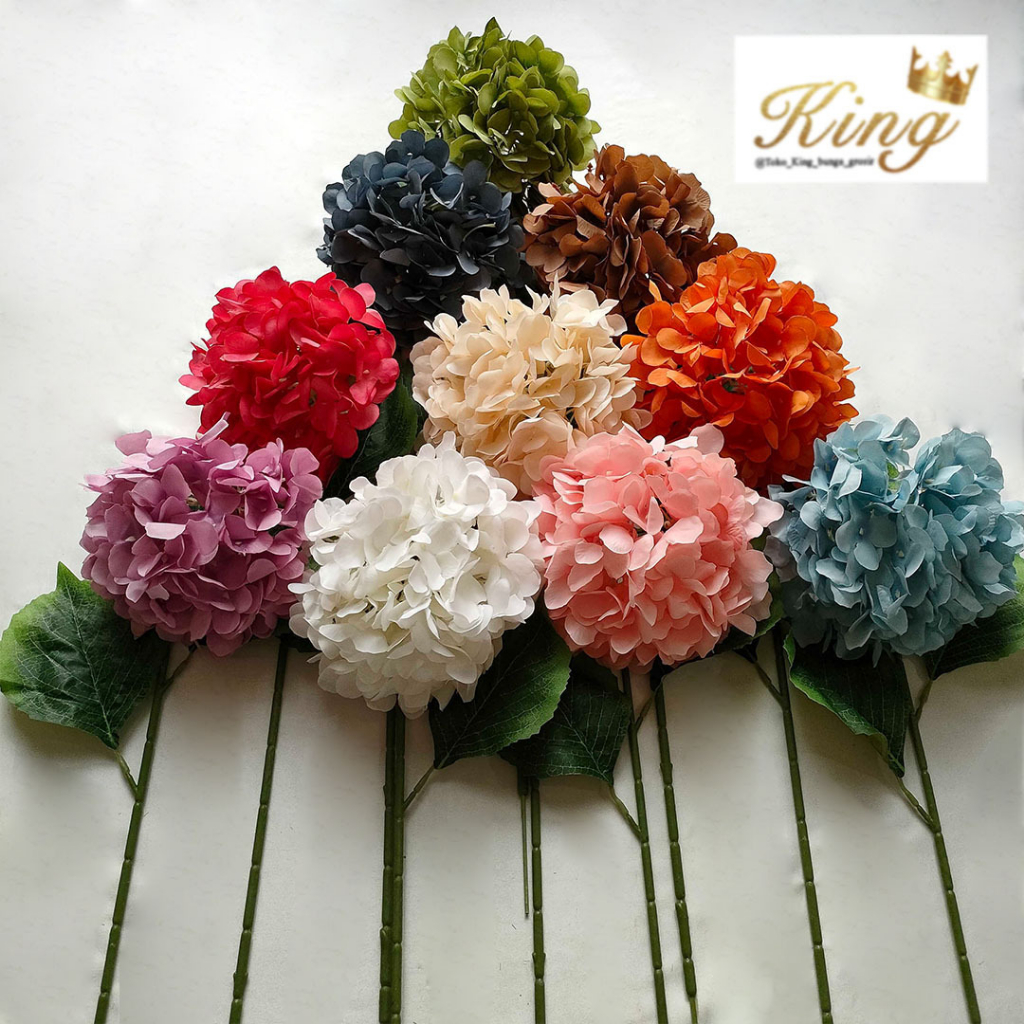 Jual Artificial Large Hydrangeas Premium Bunga Dekorasi Wedding Bunga ...