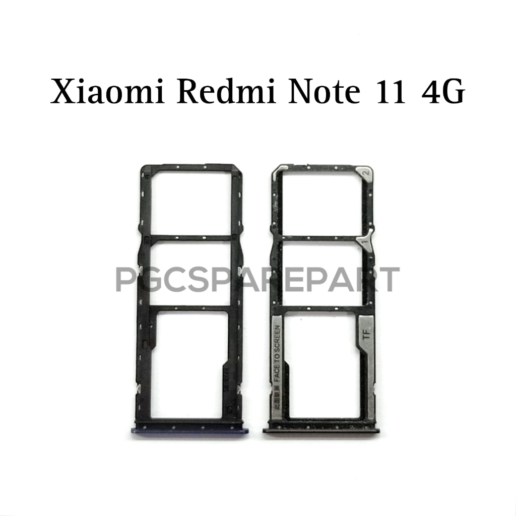 Jual Original Simtray Xiaomi Redmi Note 11 4G - Tempat Simcard Simlock Sim Lock Slot Card Tray ...