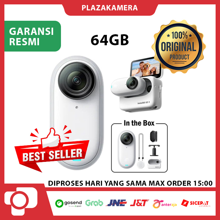 Jual Insta360 GO3 64GB Action Cam Camera Insta 360 GO 3 Garansi Resmi ...
