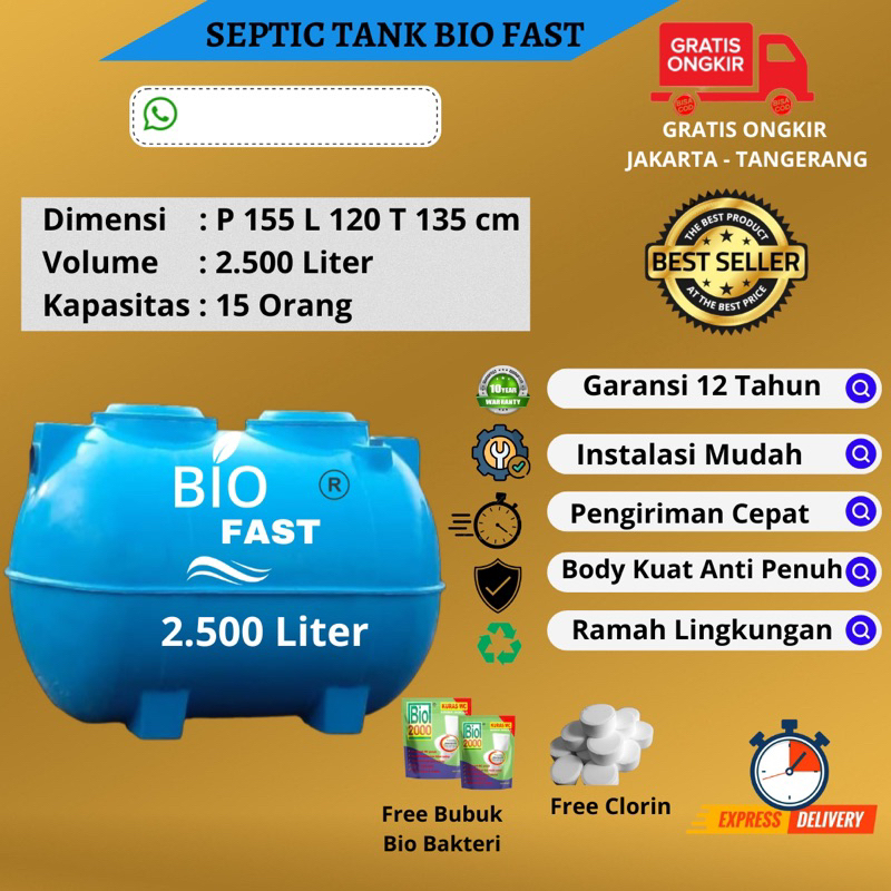 Jual septic tank bio, biofil, biotank, biotech, biotaff, biotechno ...