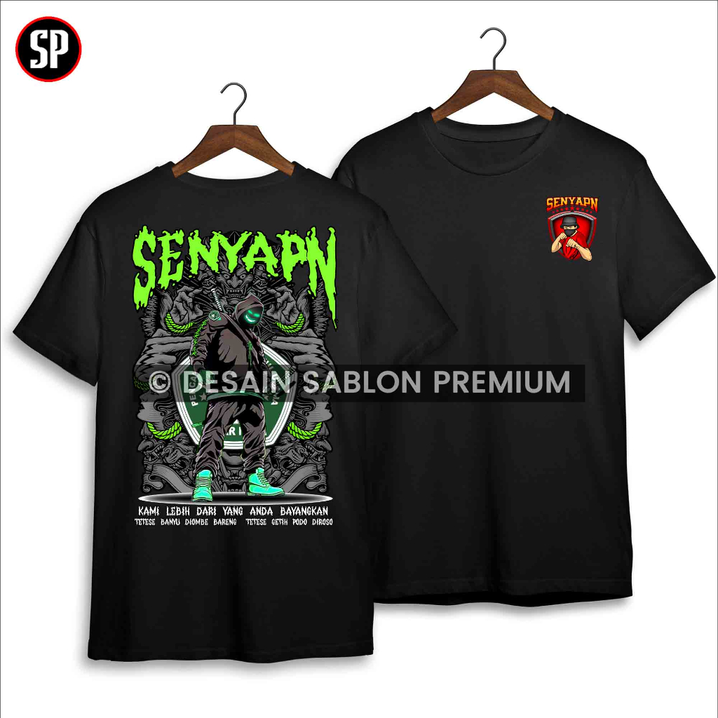 Jual Kaos Pagar Nusa Distro Terbaru - PN Senyapn Raja Duel Keren - Kaos ...