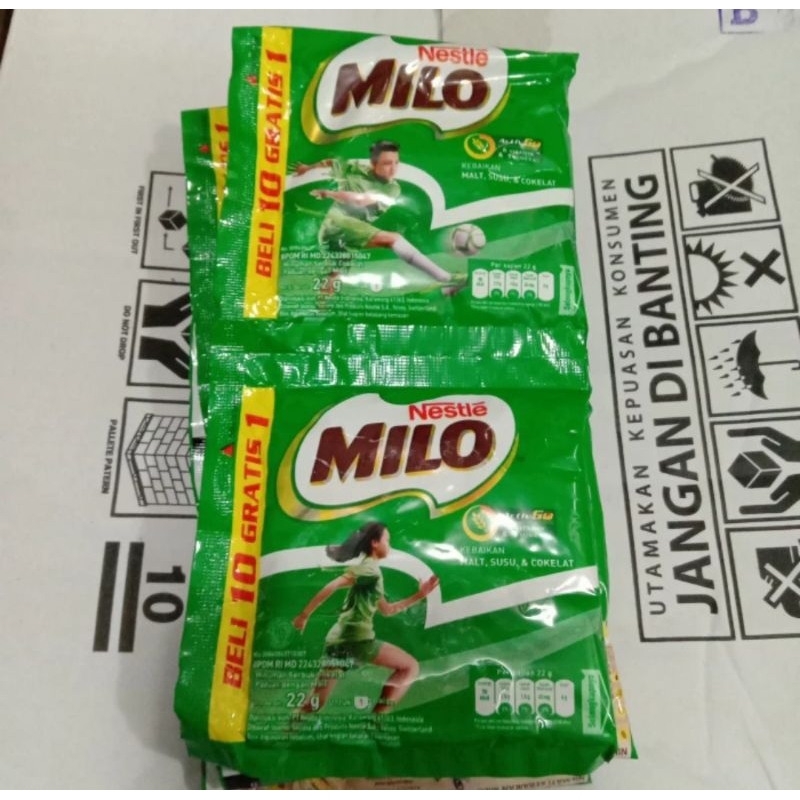 Jual Milo Activ Go Renceng 10X22gr ( isi 10 sachet ) | Shopee Indonesia