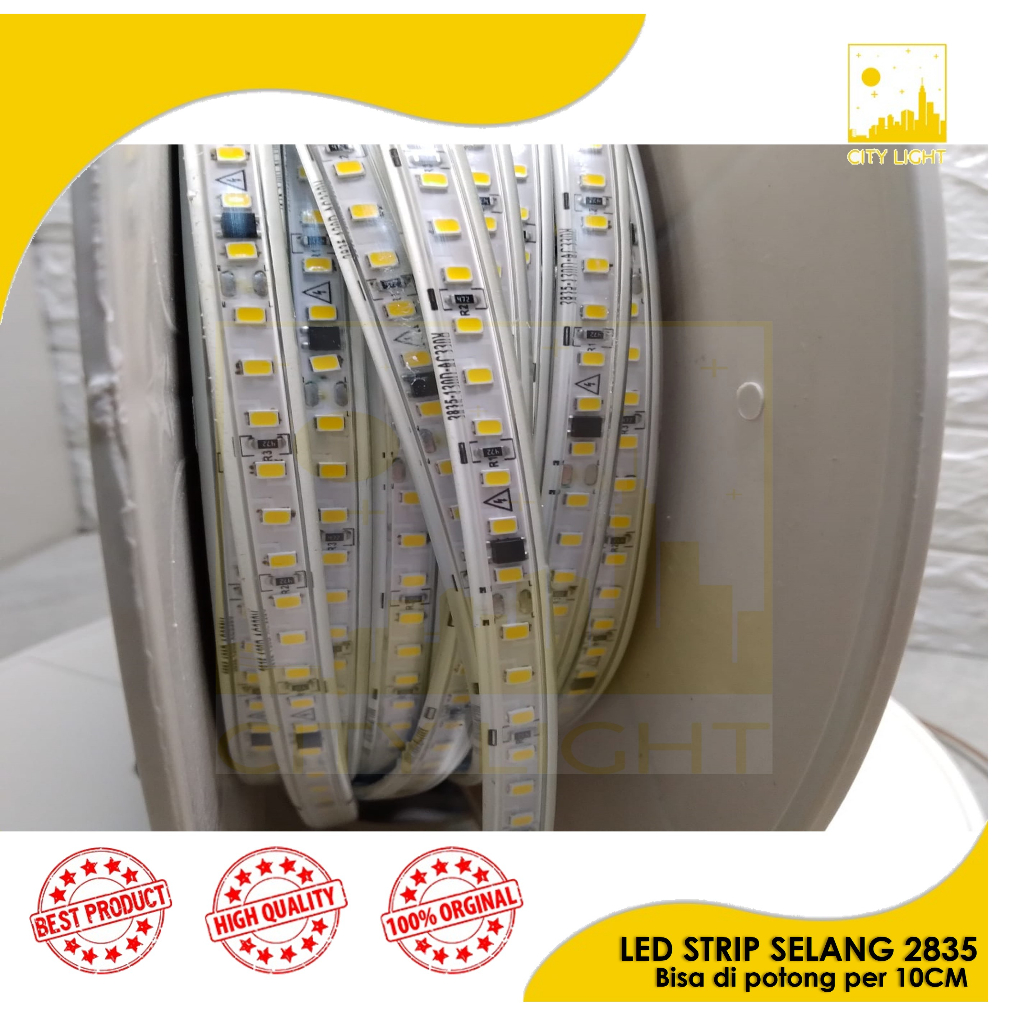 Jual Lampu Led Strip 2835 Lampu Selang 2835 220V Outdoor IP65 bisa ...