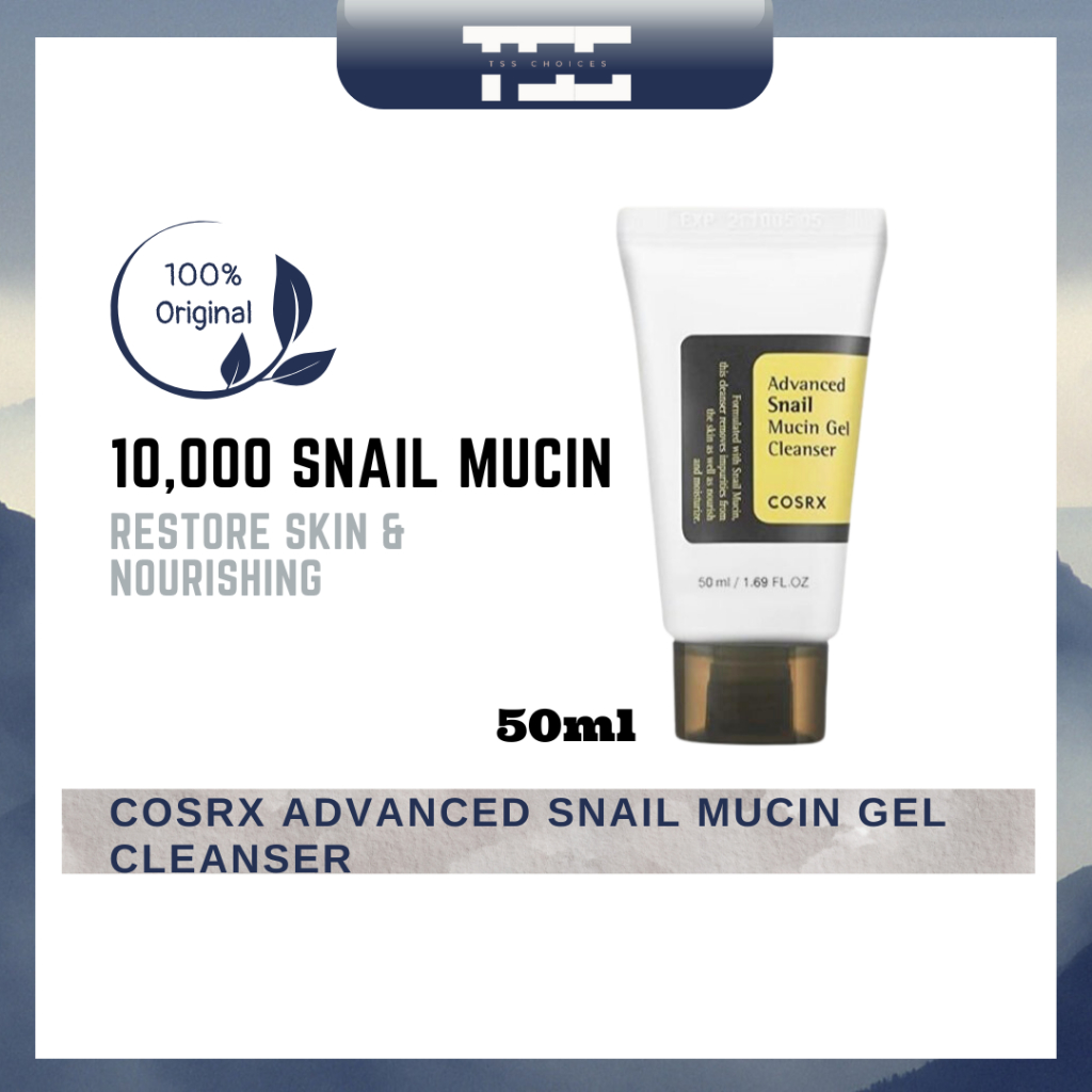 Jual COSRX Advanced Snail Mucin Gel Cleanser 50 ml | Shopee Indonesia