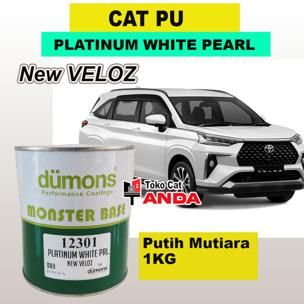 Jual Cat PU Dumons Putih New Veloz BC - Platinum White Pearl - Cat ...