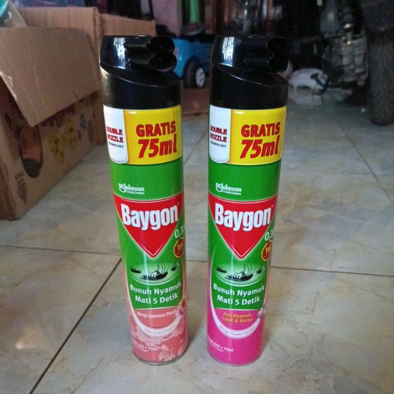 Jual Baygon Insektisida Spray 600ml + 75ml | Shopee Indonesia