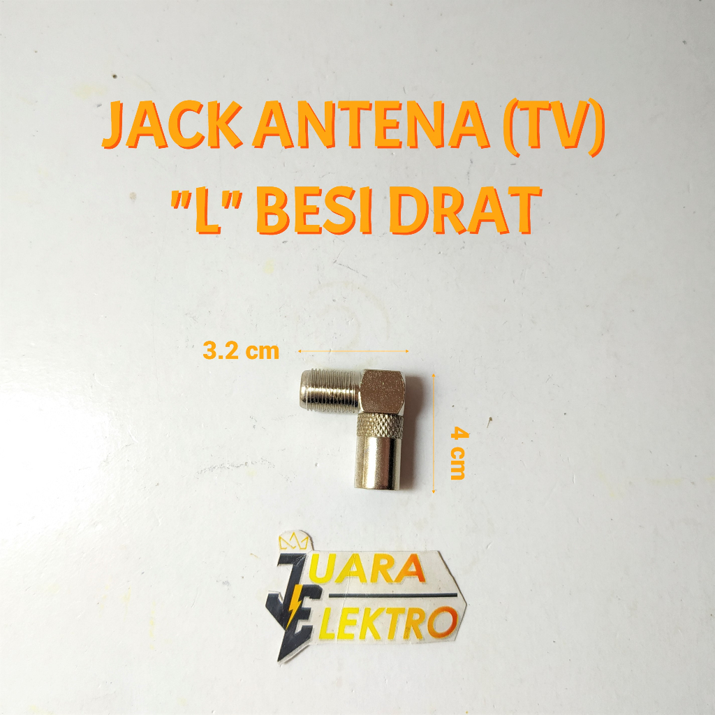 Jual Jack Antena L BESI DRAT | Jack Antena TV Bentuk L Model Besi Drat ...