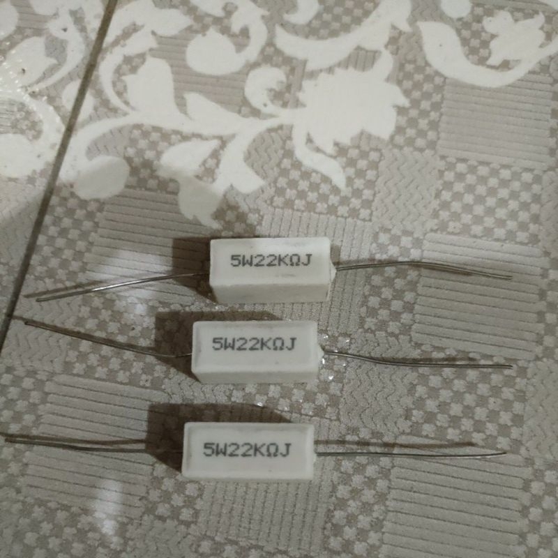 Jual resistor 5wat 22k Taiwan original | Shopee Indonesia
