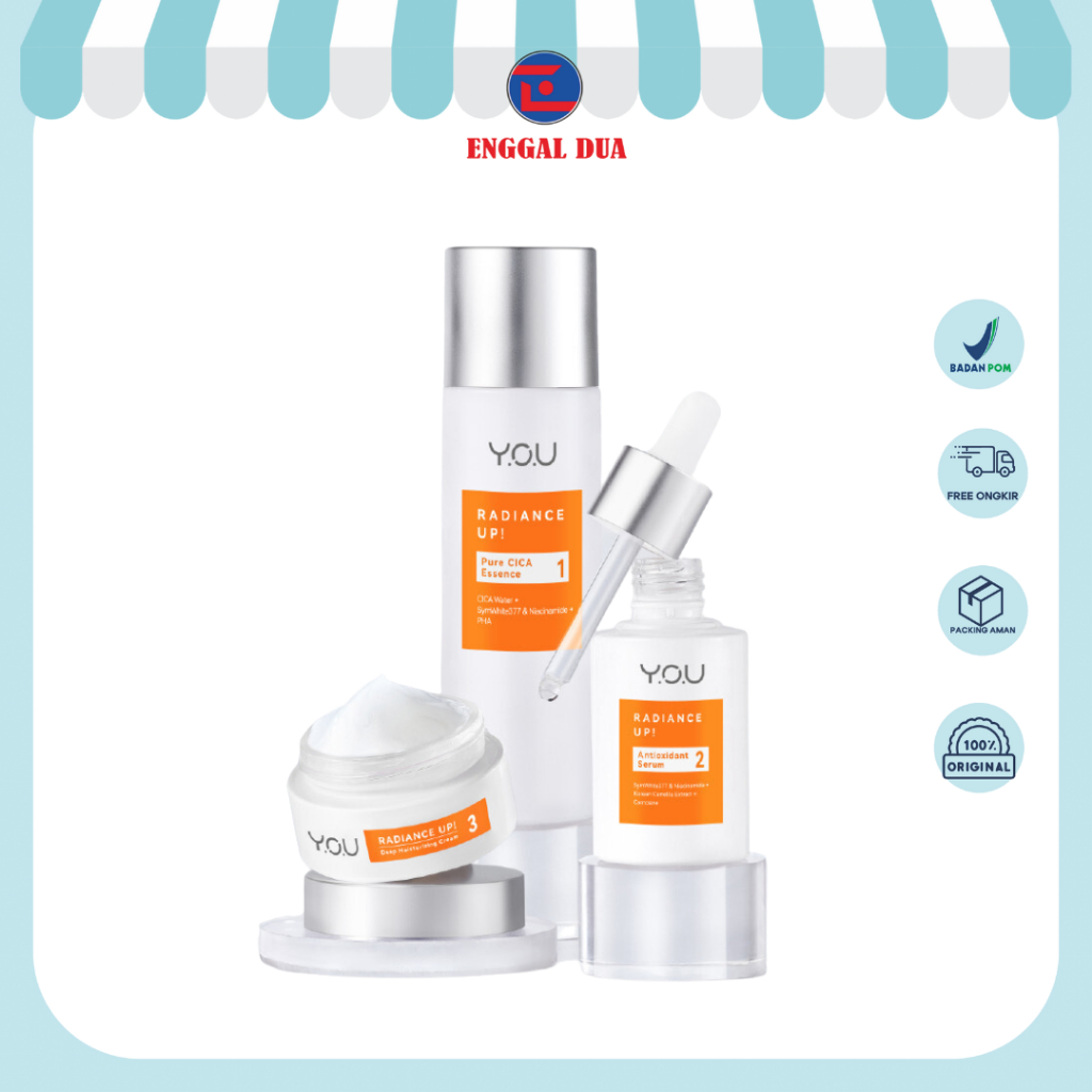 Jual YOU Radiance Up × KIMSOOHYUN 3 Step BRIGHTER SKIN LOOK Bundle Set ...