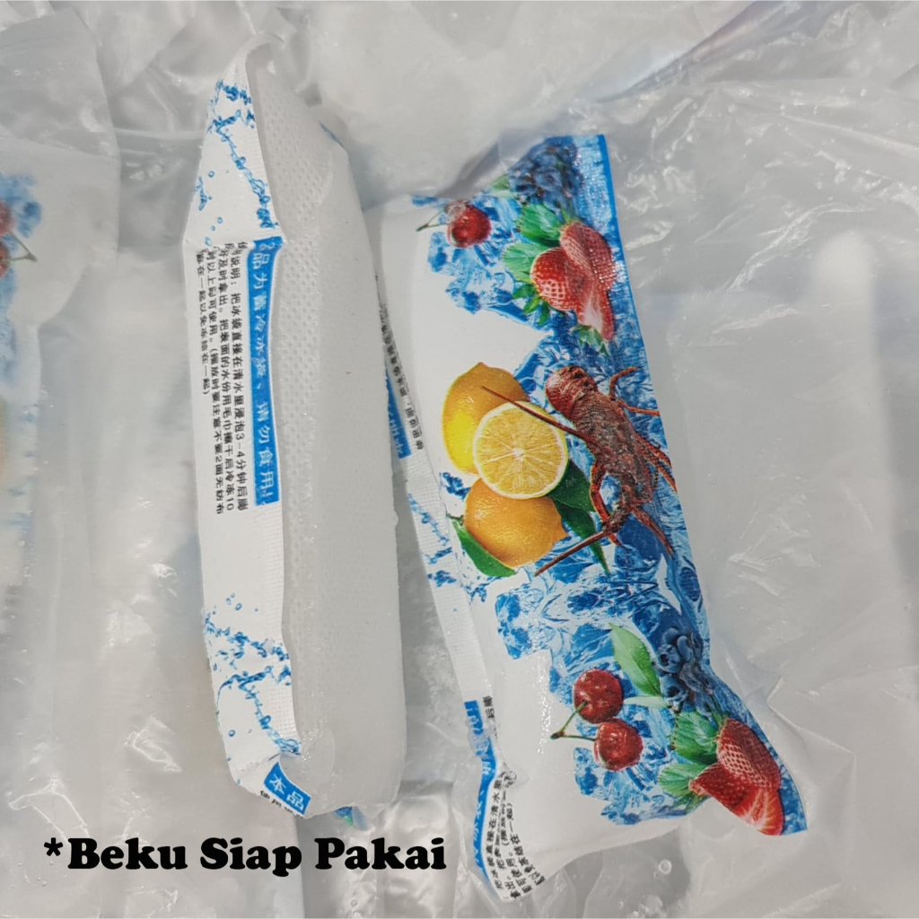 Jual Ice Gel Beku Siap Pakai Satuan 12 Besar / Ice Pack Dingin ...