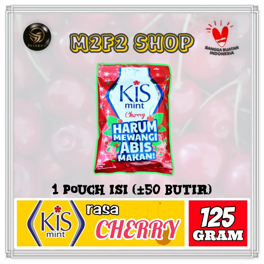Jual Permen Kis Mint Rasa Cherry | Ceri - 125 gr (Kemasan Satuan) | Shopee Indonesia