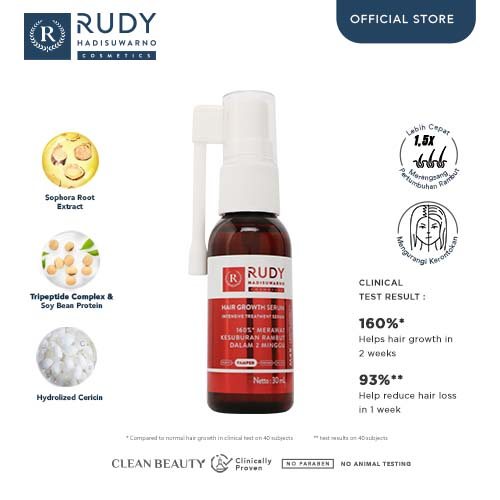 Jual Rudy Hadisuwarno Cosmetics Hair Growth Serum 30 ml Hair Serum ...