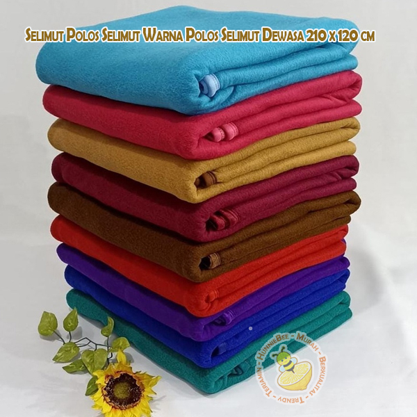 Jual Selimut Polos dan Karakter Selimut Warna Polos Selimut Dewasa 210 ...