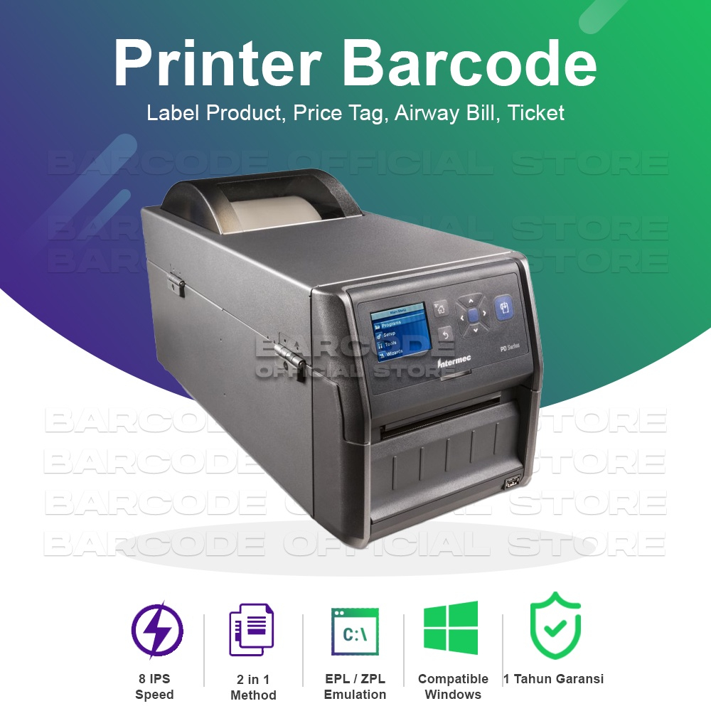 Jual Honeywell Intermec PD43 Printer Label Pengiriman Barcode Thermal ...