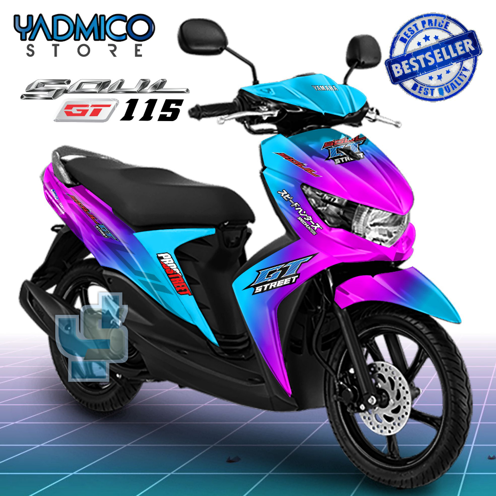 Jual Decal Soul GT 115 Full Body - Stiker Motor Soul GT 115 Full Body ...