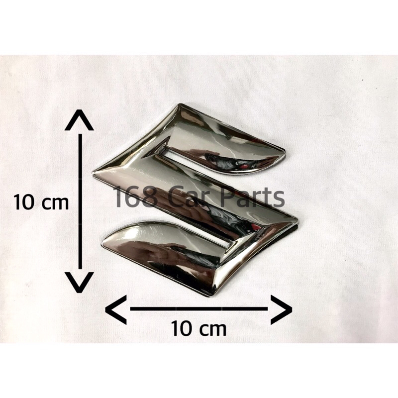 Jual Logo Emblem Mobil Suzuki Chrome 10 CM x 10 CM | Shopee Indonesia