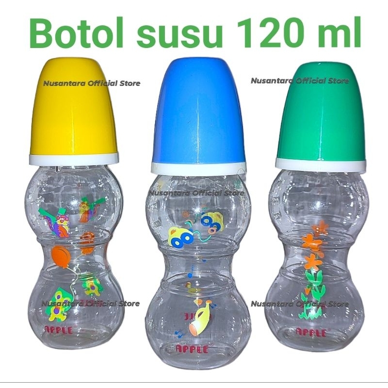 Jual Botol Susu 120ml Dot Bayi Anak bottle impor model lengkung hand ...
