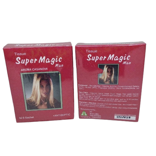 Jual Tissue Super Magic Casanova Tisu Pria Dewasa Isi 6 Sachet | Shopee Indonesia