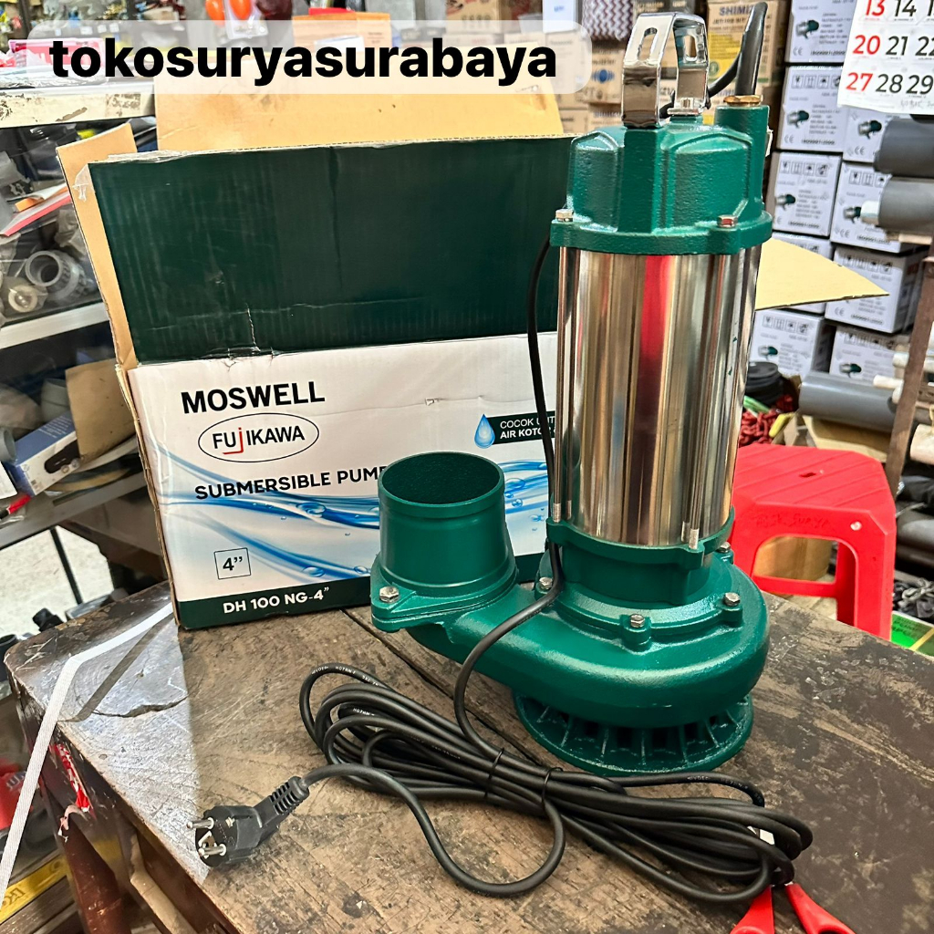 Jual Pompa Celup Air Kotor Output 4 INCH 2 HP 1500 watt 220 Volt ...