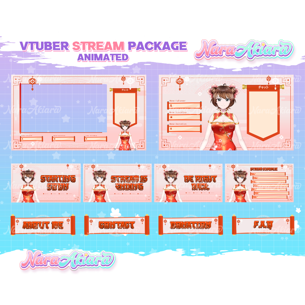 Jual Panduan Streaming Menarik dengan Overlay Eksklusif, Tampilan live ...