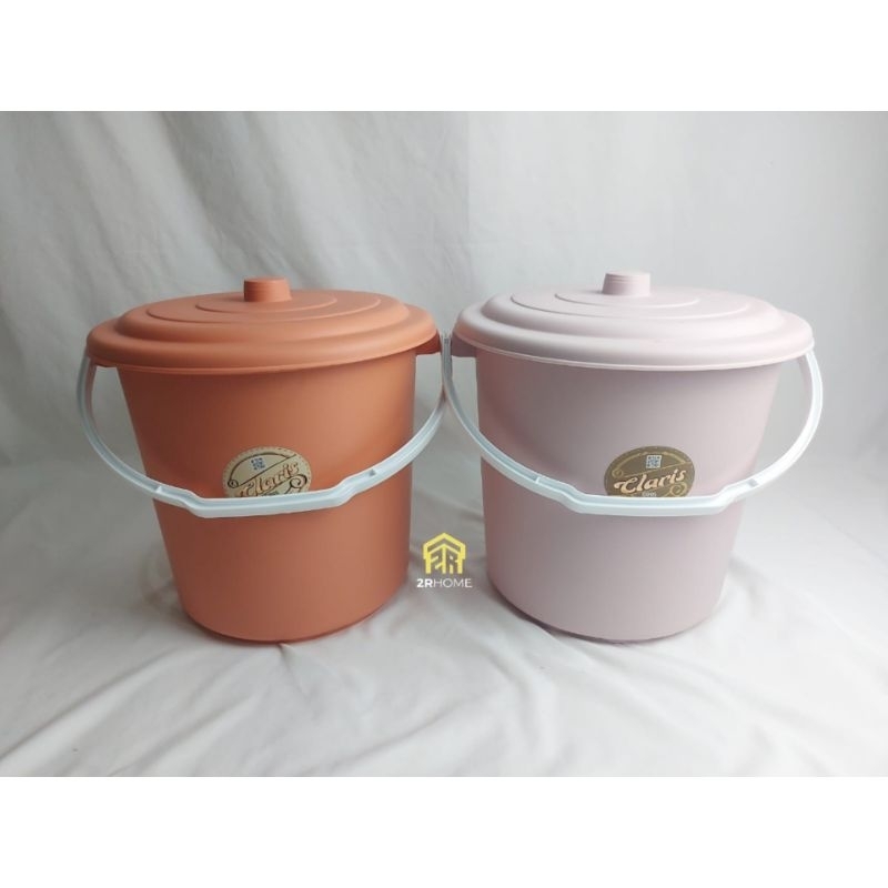 Jual Ember Volume 19 Liter Claris Dengan Tutup Dan Handle | Shopee ...