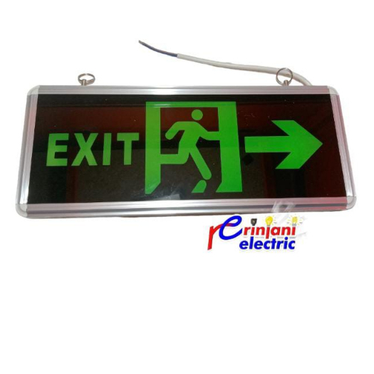 Jual lampu EXIT LED / lampu petunjuk / Lampu emergency - exit polos ... Jual lampu EXIT LED / lampu petunjuk / Lampu emergency - exit polos ...