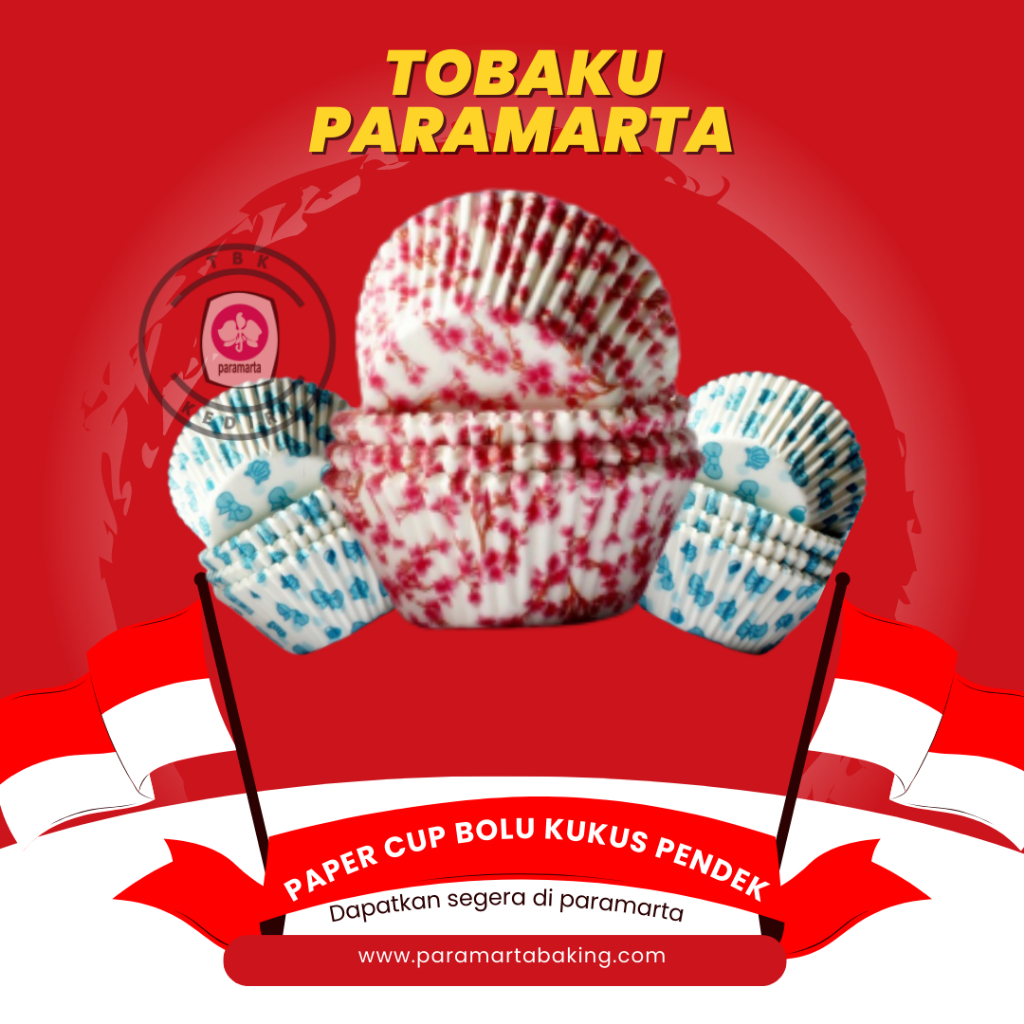 Jual KERTAS ALAS PAPER CAKE BOLU KUKUS DIVA PENDEK 100 PCS / PAPER CUP ...
