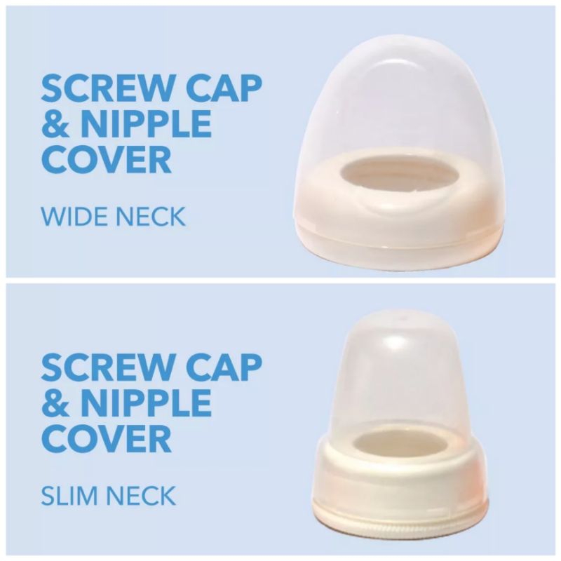 Jual Pigeon srew cup nipple cover Rp/slim/wide neck (tutup botol pigeon ...