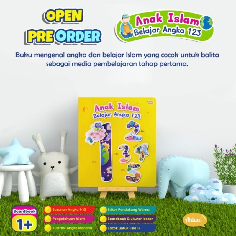 Jual ANAK ISLAM BELAJAR ANGKA 123 (BOARDBOOK) | Shopee Indonesia
