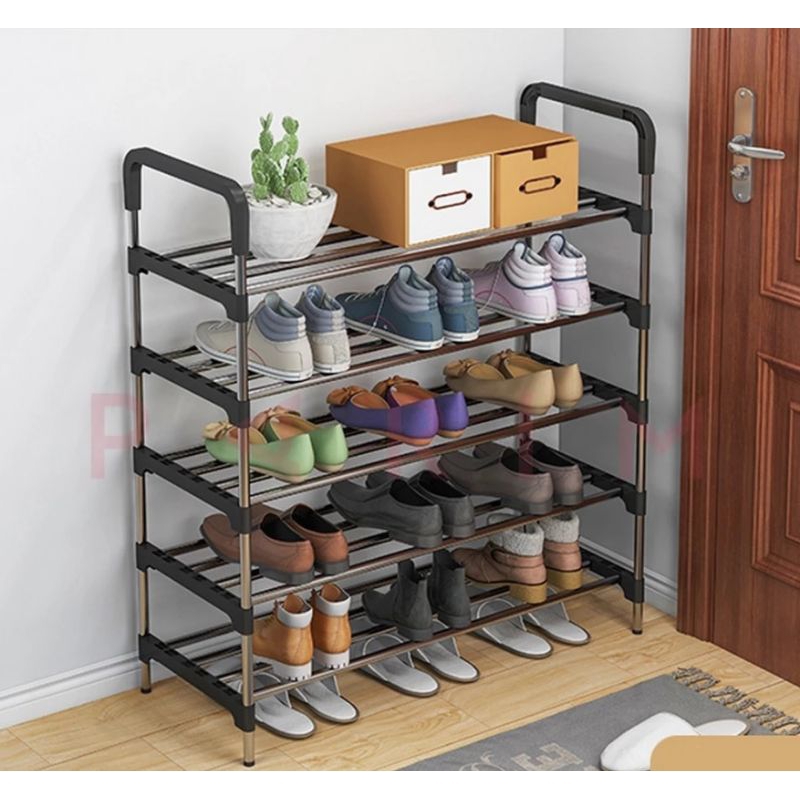 Jual RAK SEPATU 5 SUSUN bambu stainless Ready Makassar | Shopee Indonesia