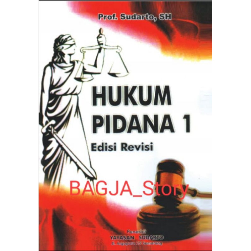 Jual Buku Hukum Pidana 1 Edisi Revisi By Sudarto | Shopee Indonesia