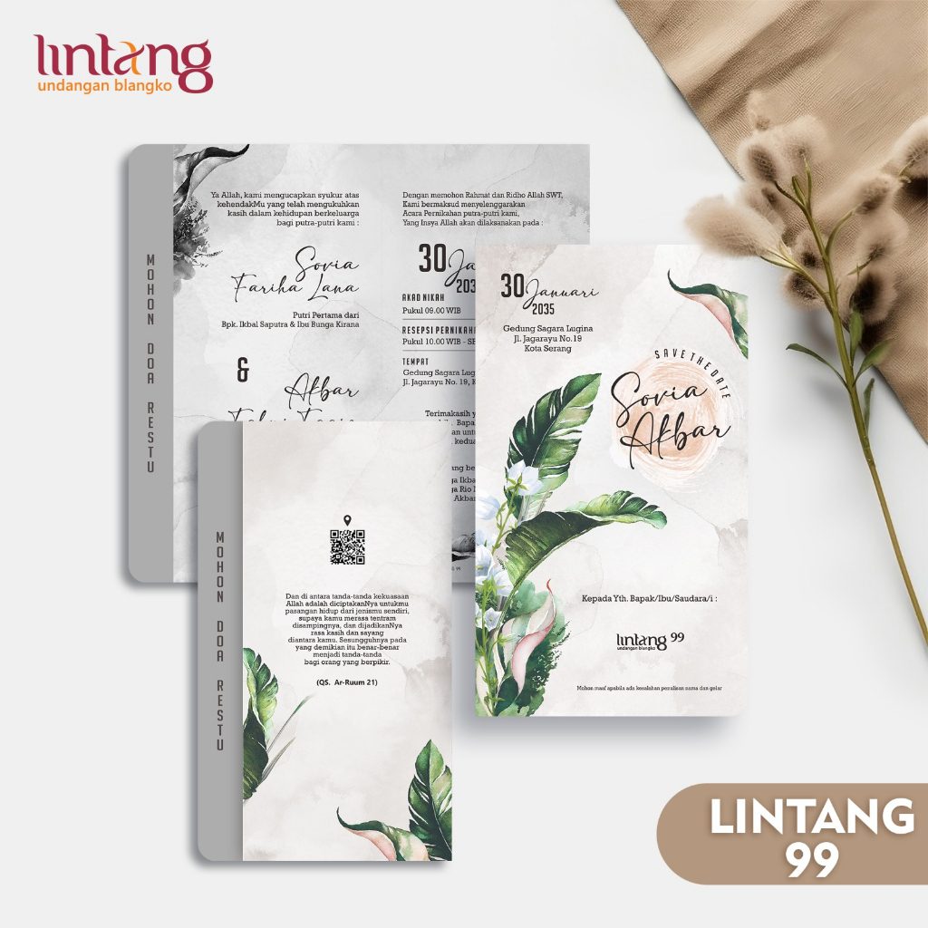 Jual Lintang 99 Blanko Undangan | Undangan Murah | Blangko Undangan ...