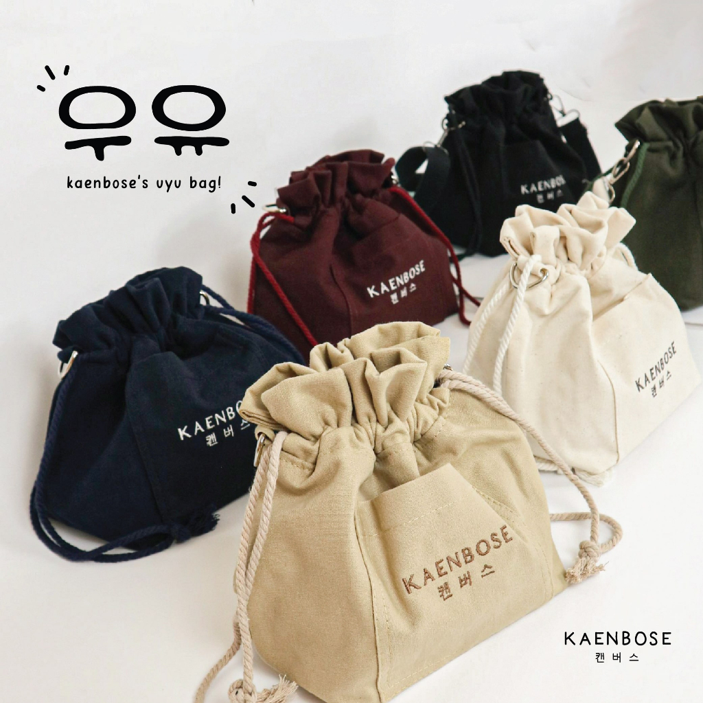 Jual Kaenbose Tas Selempang Kanvas Dumpling bag Murah Uyu Bag | Shopee ...