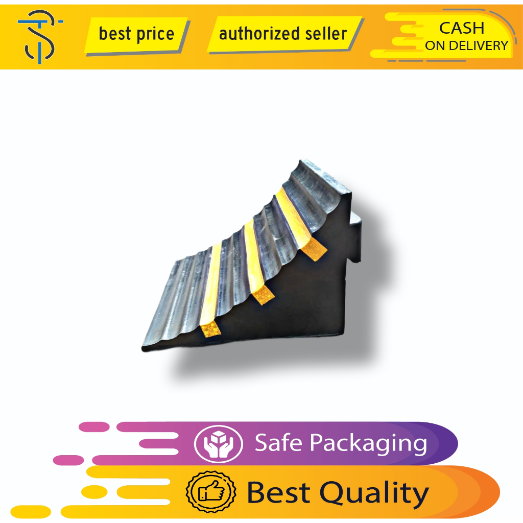 Jual Pengganjal Roda Ban Mobil | Wheel Stopper Rubber 7kg | Shopee ...