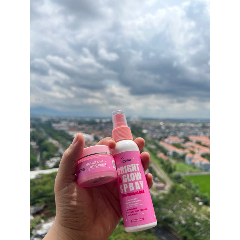 Jual NEWFIVEZ BUNDLING SUNGLOW DAN SPRAY DNA SALMON | Shopee Indonesia