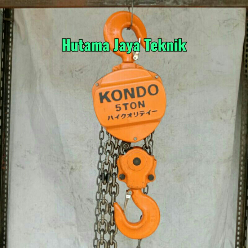Jual Kondo || Chain Block Blok | Katrol | Takel | Derek || 5 T Ton 5T ...
