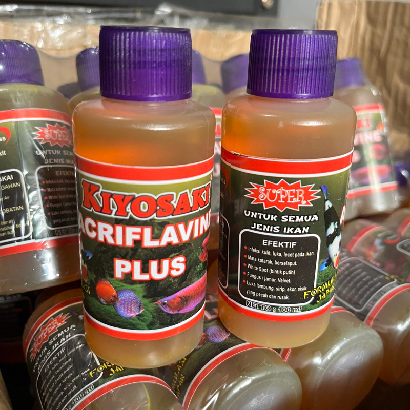 Jual Acriflavine Plus Kyosaki Takari Obat Ikan hias Luka Jamur Parasit ...