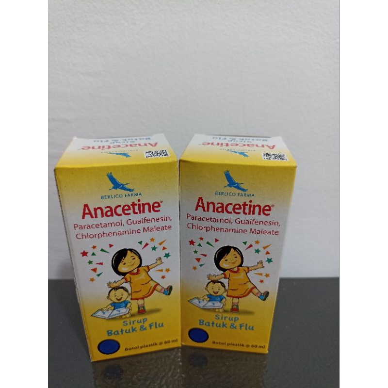 Jual Anacetin Sirup Batuk & Flu 60 ml | Shopee Indonesia