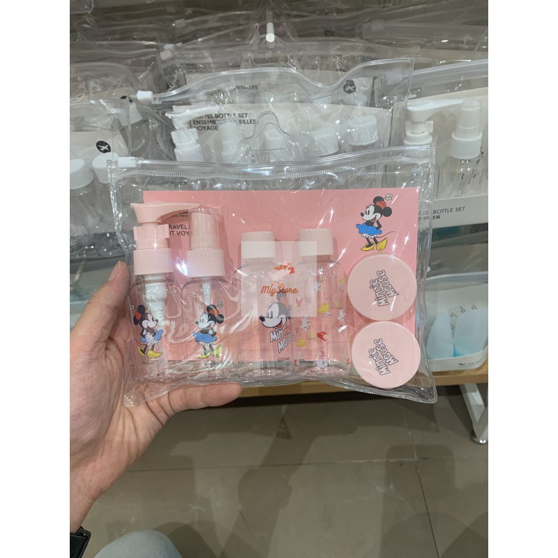 Jual 7 in 1 Travel Kit Set All / Mickey Mouse Collection Travel Kit Set ...