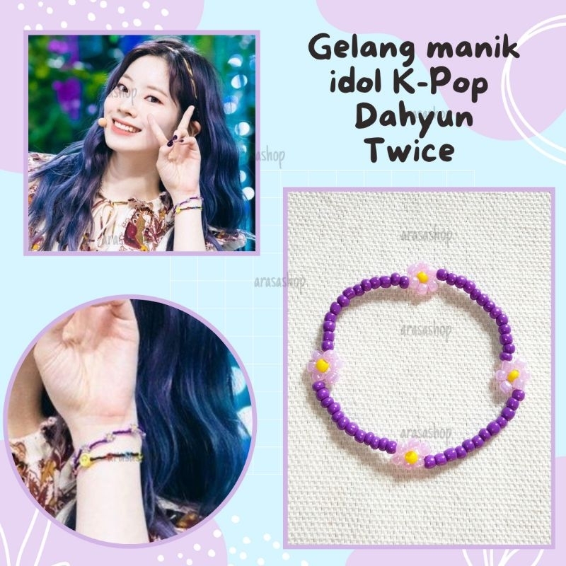 Jual Twice beads bracelet | Gelang Tangan | Gelang Idol Kpop | Gelang ...