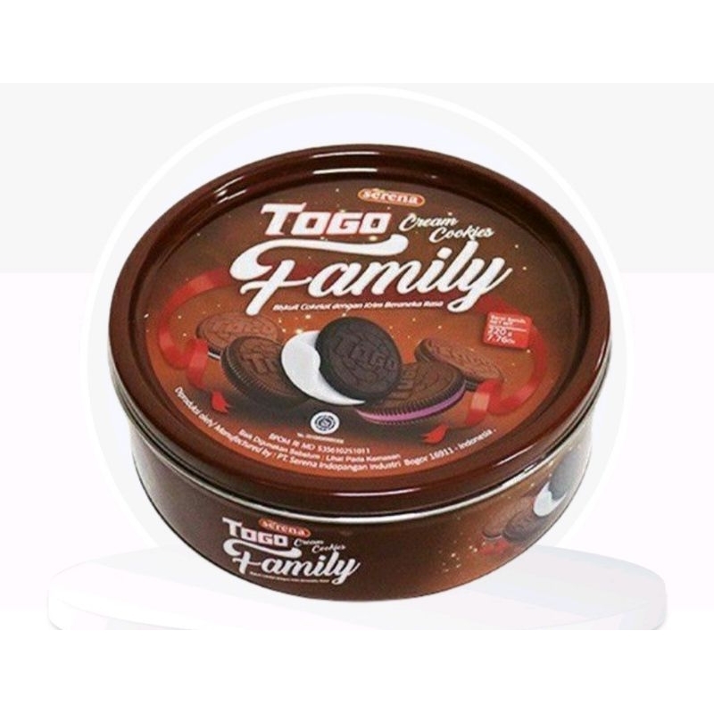 Jual Serena Togo Family Cream Cookies/ Togo Family biskuit Kaleng ...