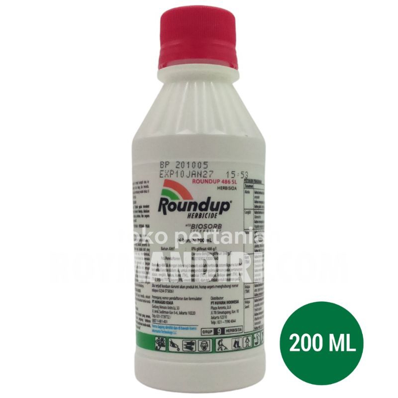Jual HERBISIDA ROUNDUP 486 SL 200 ML | Shopee Indonesia