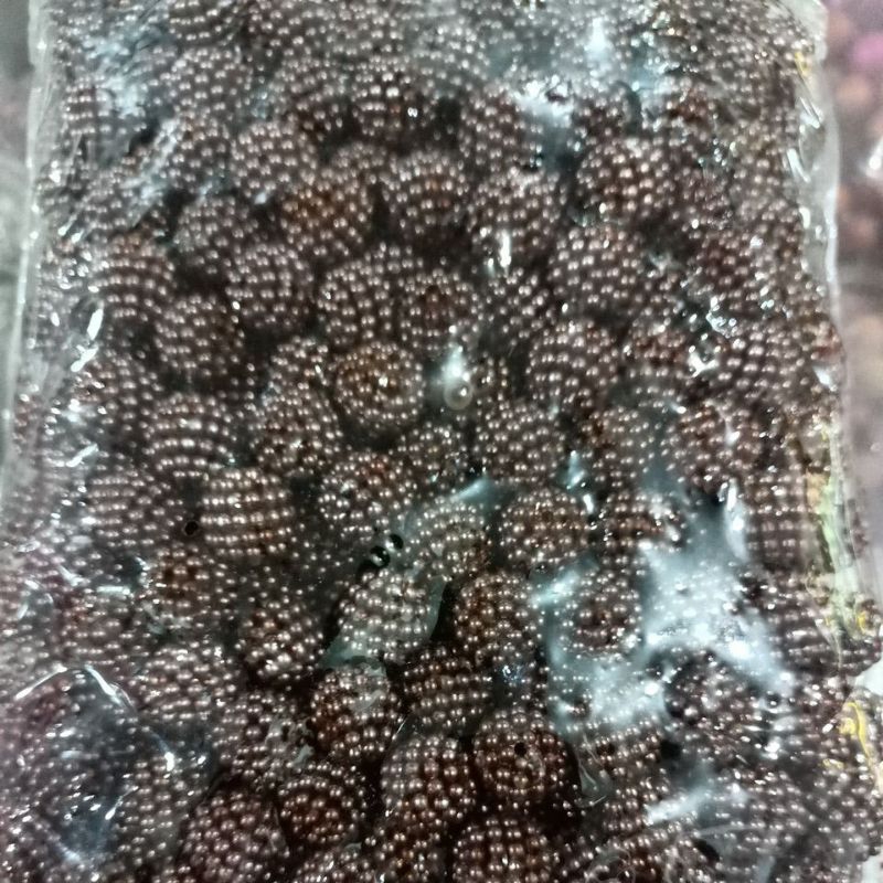 Jual manik mote berry bulat mutiara 14mm ada banyak pilihan warna ...