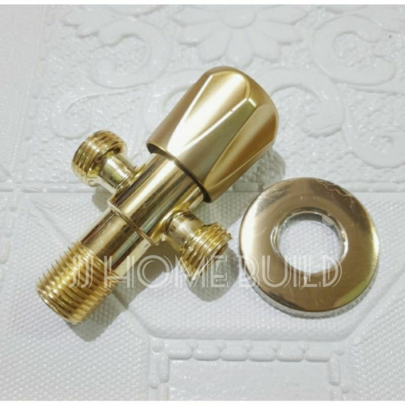 Jual Kran Dapur Flexibel Gold/Emas/Kran Tembok Gold/Kran Shower Gold ...