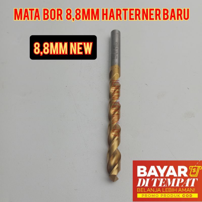 Jual MATA BOR besi bor besi mata bor 8.8 MERK Harterner HSS Baru atau ...