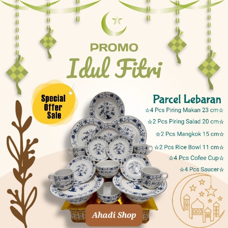 Jual [ Best Price ] Parcel Ramadhan [ Real Picture ] Piring set Keramik ...