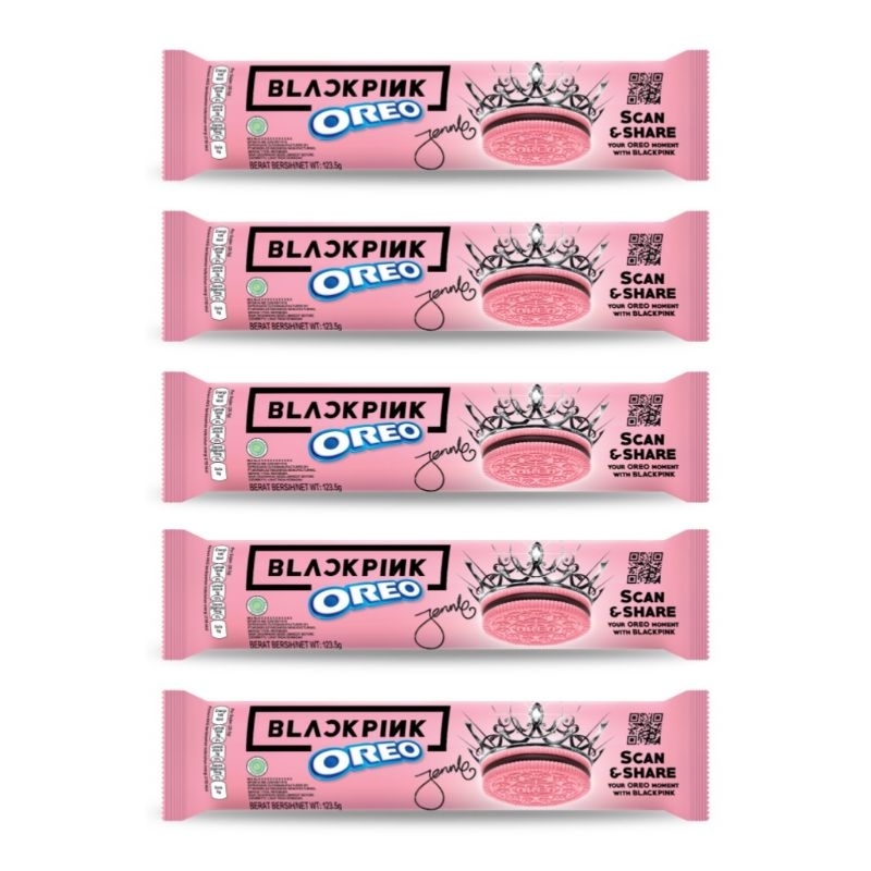 Jual Oreo Pink Cookie x Blackpink 123.5G [Limited Edition] 1 Pcs ...