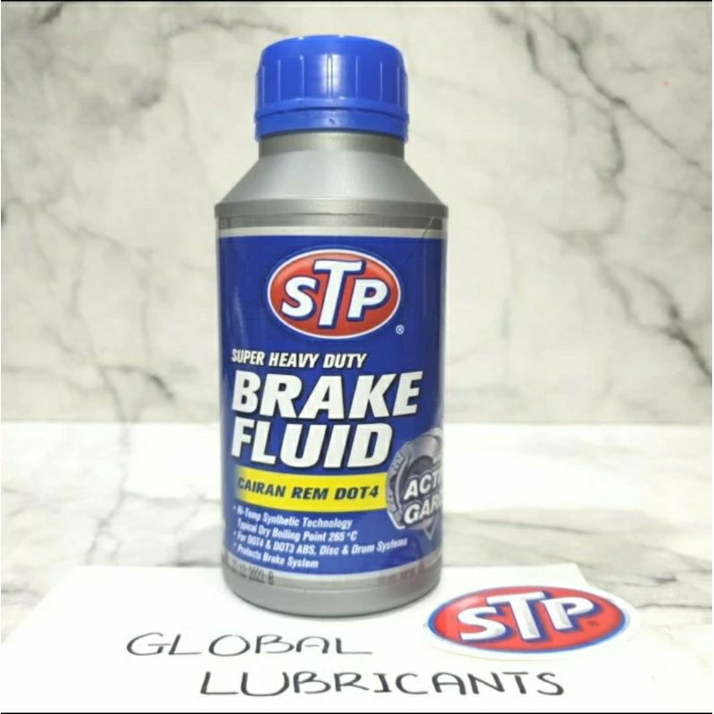 Jual STP Synthetic Brake Fluid Dot 4/ Dot4 300mL (Putih - Cairan ...